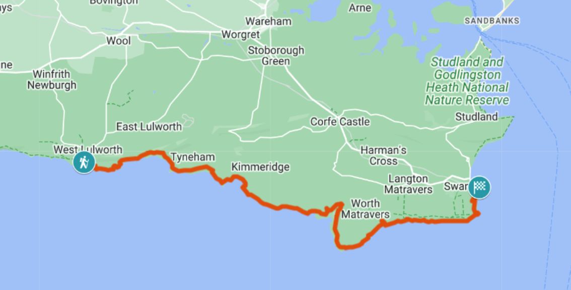 Wetherspoon Jurassic Coast HIKE 2023: Trek challenge to UK